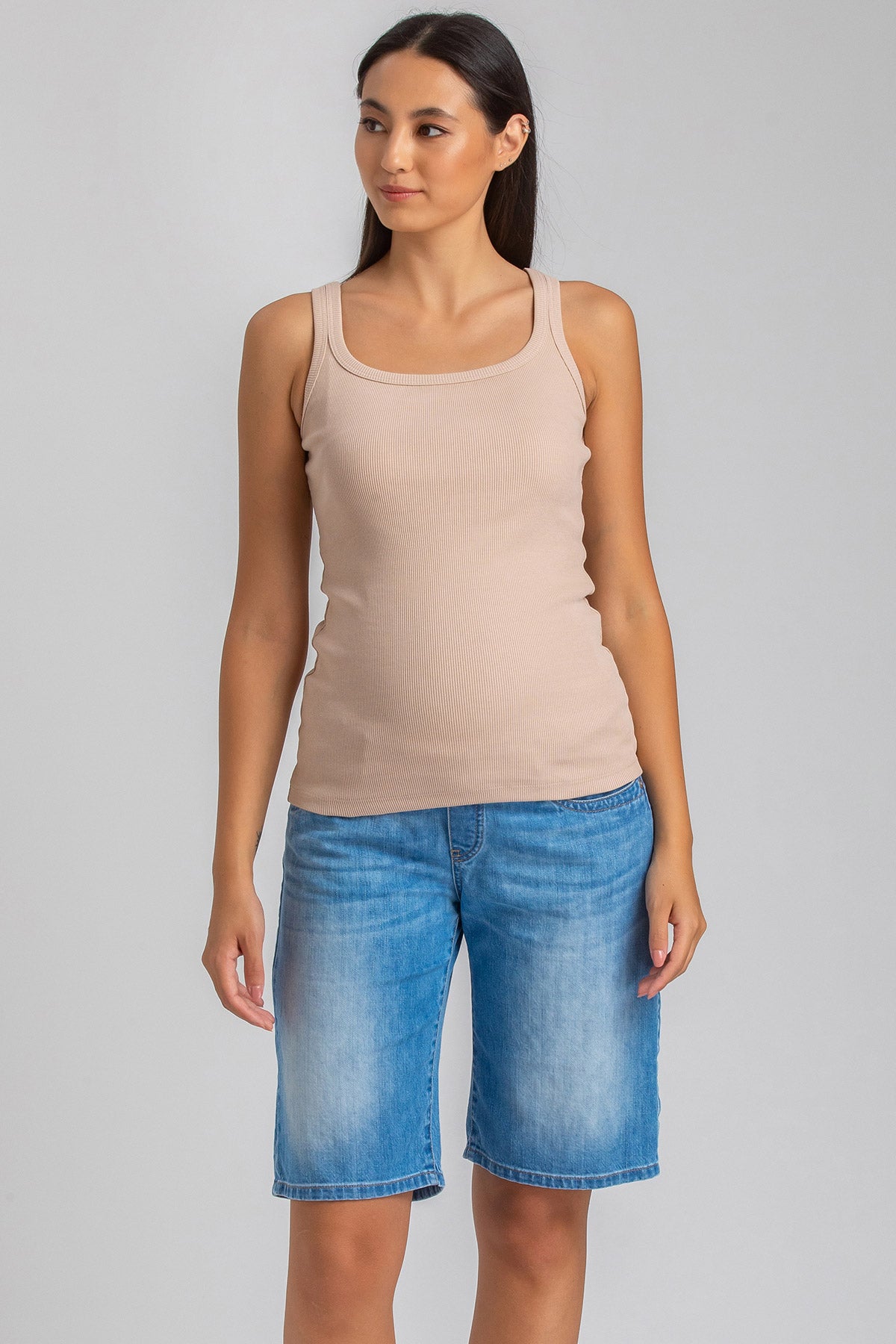 Maternity Shorts in Denim | ORIGINAL SHORTS – Pietro Brunelli